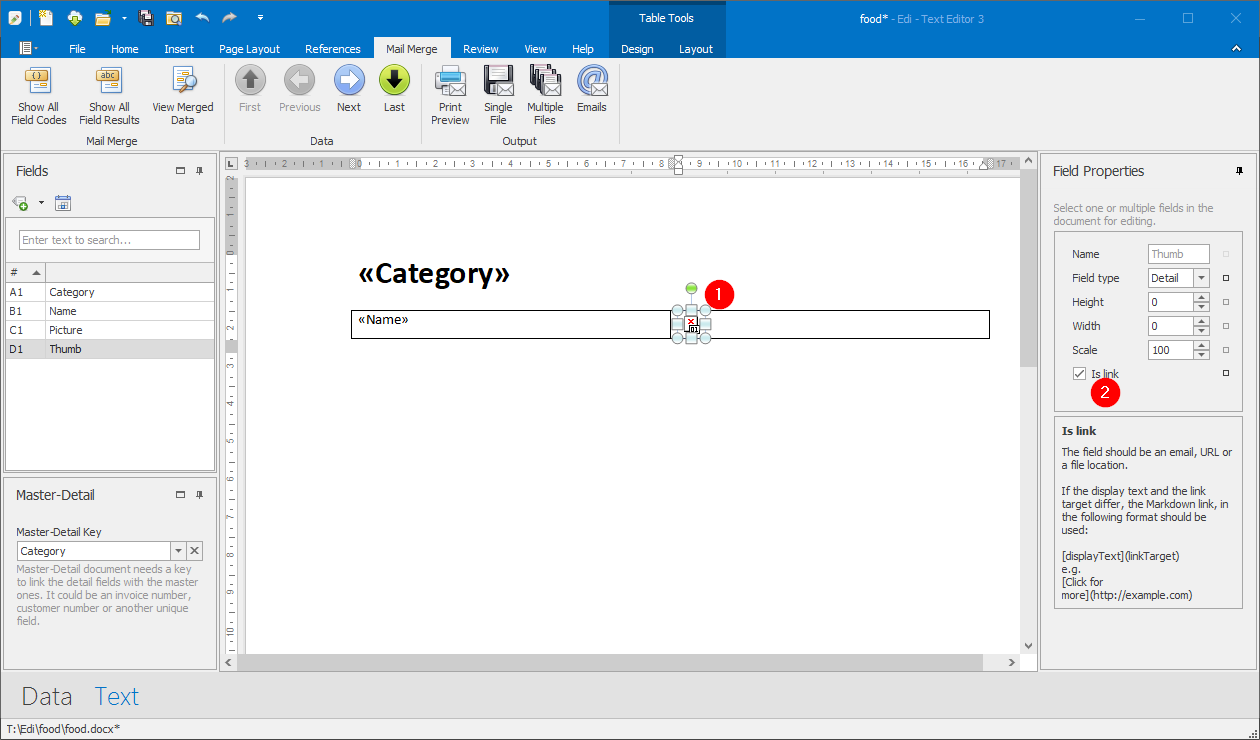 Mail Merge With Hyperlinks And Markdown Links